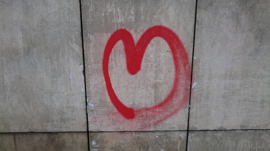 Streetart – Heart – Kultur und Kunst